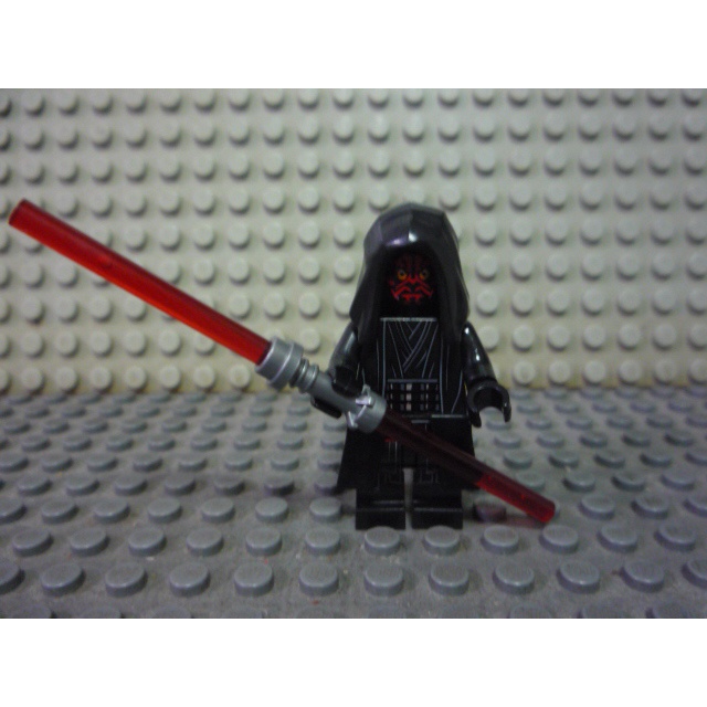 Custom Lego Star Wars - Hooded Darth Maul w/Lightsaber Mini Figure ...