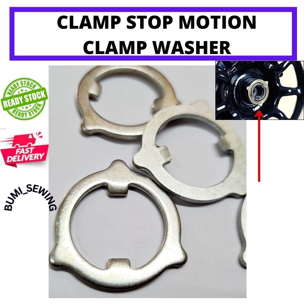 CLAMP STOP MOTION CLAMP WASHER / PIRING PENAHAN PERGERAKAN MESIN KEPALA ...