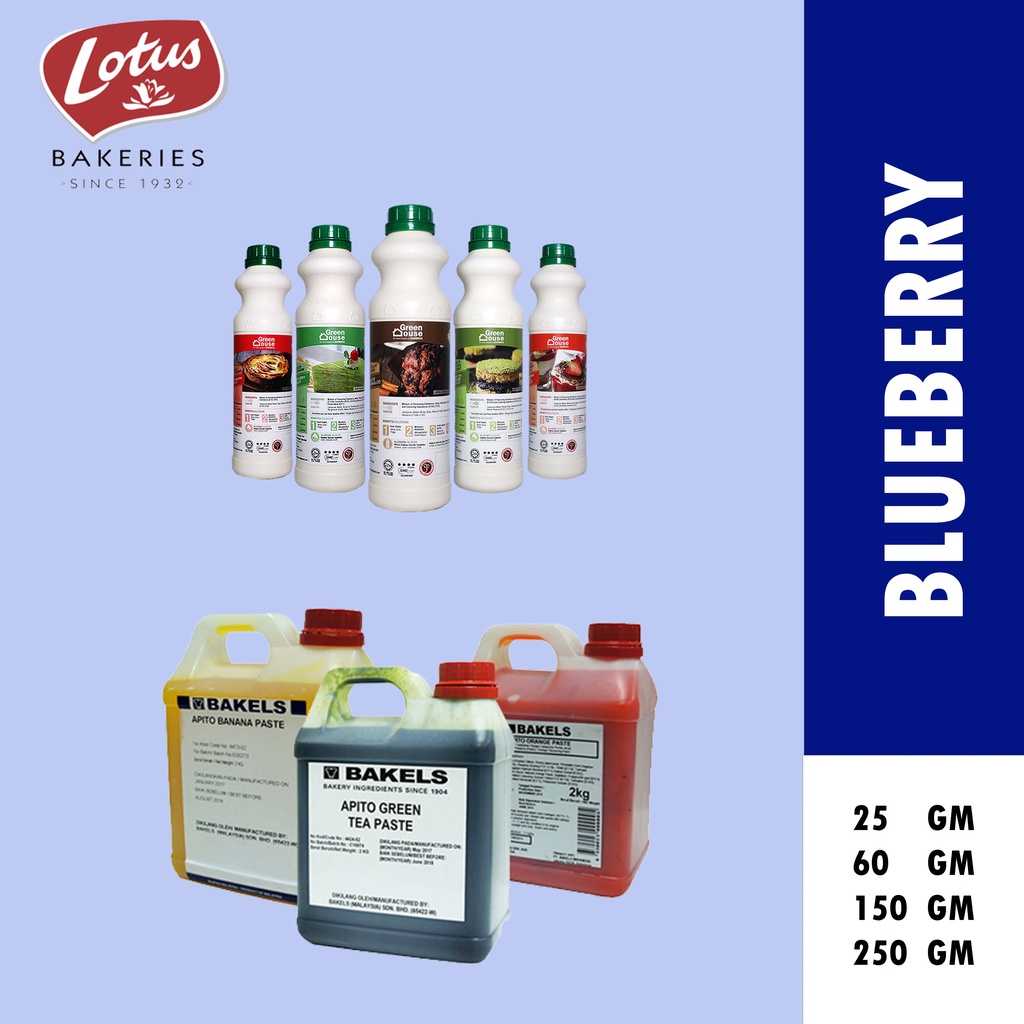 Emulco Blueberry Perisa Flavor Bakery Premium Flavour | Shopee Malaysia