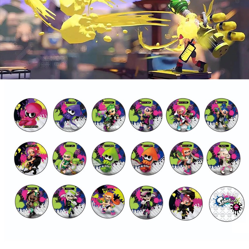 Splatoon 3 2 1 Characters Costume Props Amiibo Card Linkage NfC Card ...