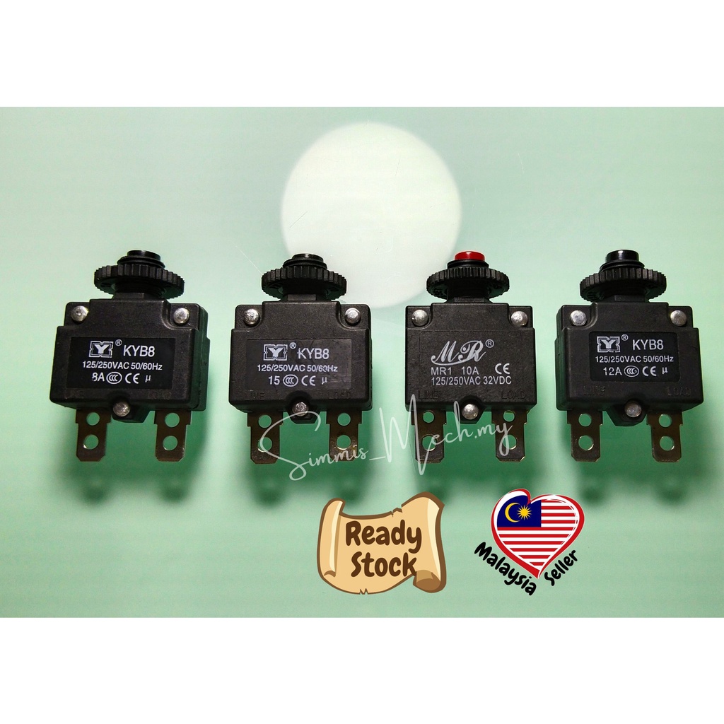 Circuit Breaker Overload Protecter Switch / Overload Reset Thermal ...