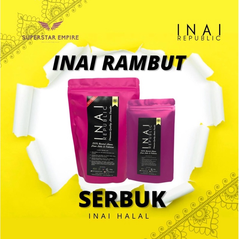 INAI SERBUK RAMBUT ( INAI REPUBLIC) | Shopee Malaysia