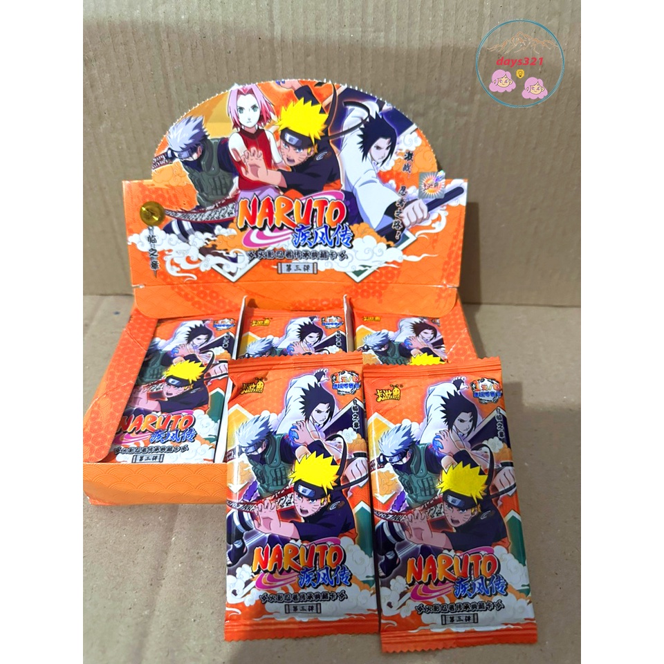 Set of 5 NARUTO Dignity Card Photos Pack Cards Printed with Anime ...