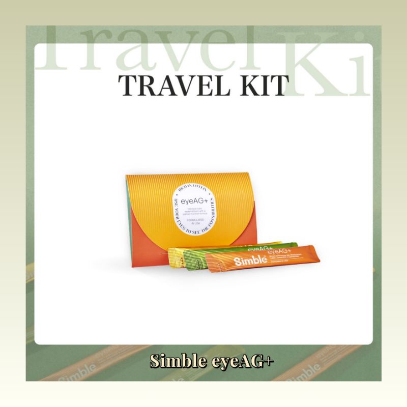 【Simble eyeAG+】 THE SUPERFOOD FOR VISION / Travel Kits (3 Sachet ...