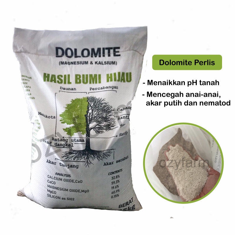 1KG Original Dolomite Perlis Kapur Pertanian kapur perikanan gml ...