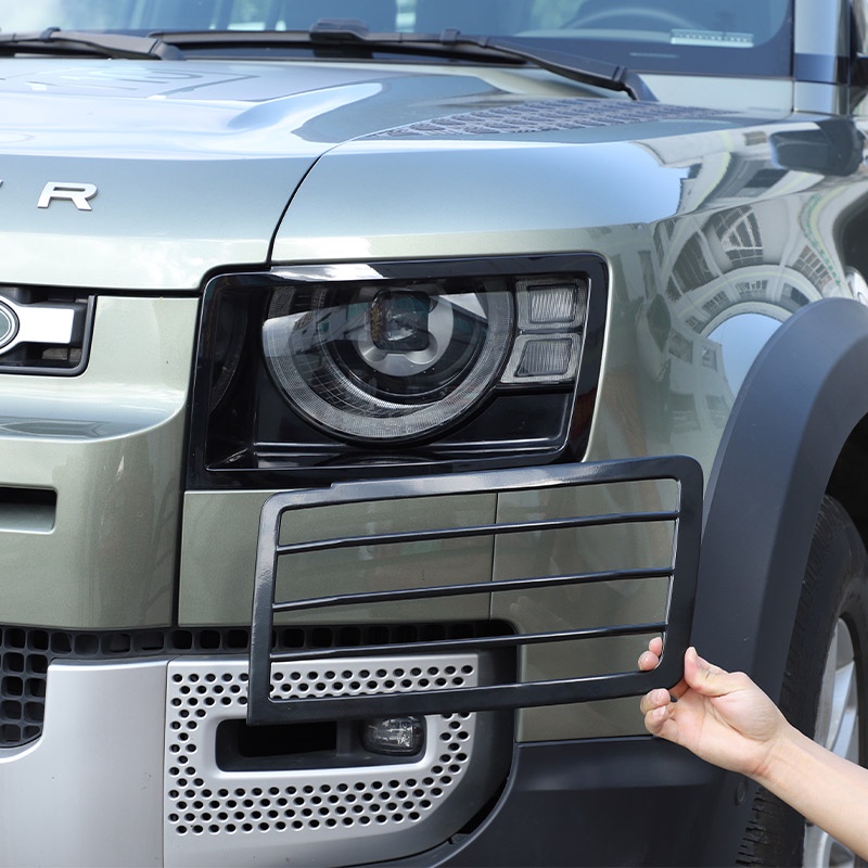 For Land Rover Defender 110 2020-2022 Stainless Steel Car Headlight ...