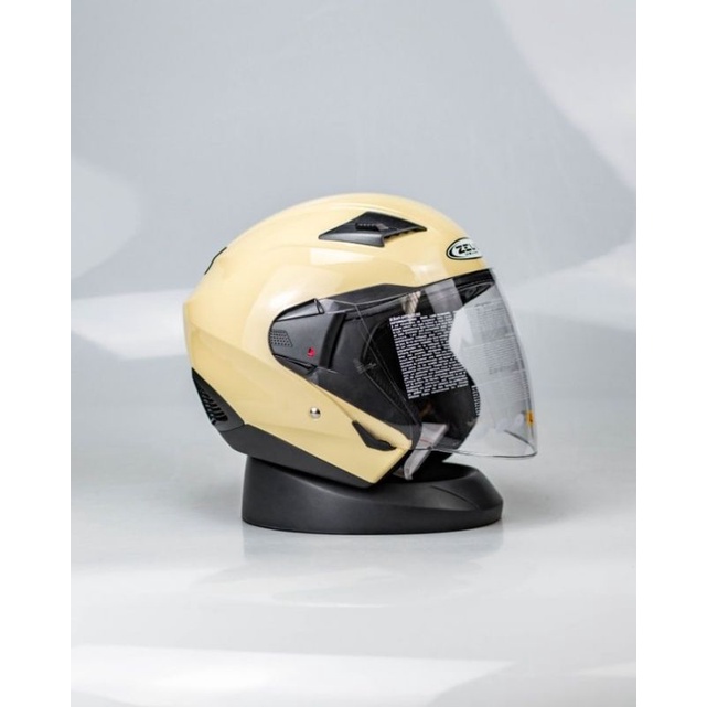Zeus HELMET 611 IVORY ORIGINAL DOUBLE VISOR HELMET ZEUS 611 CREAM ...