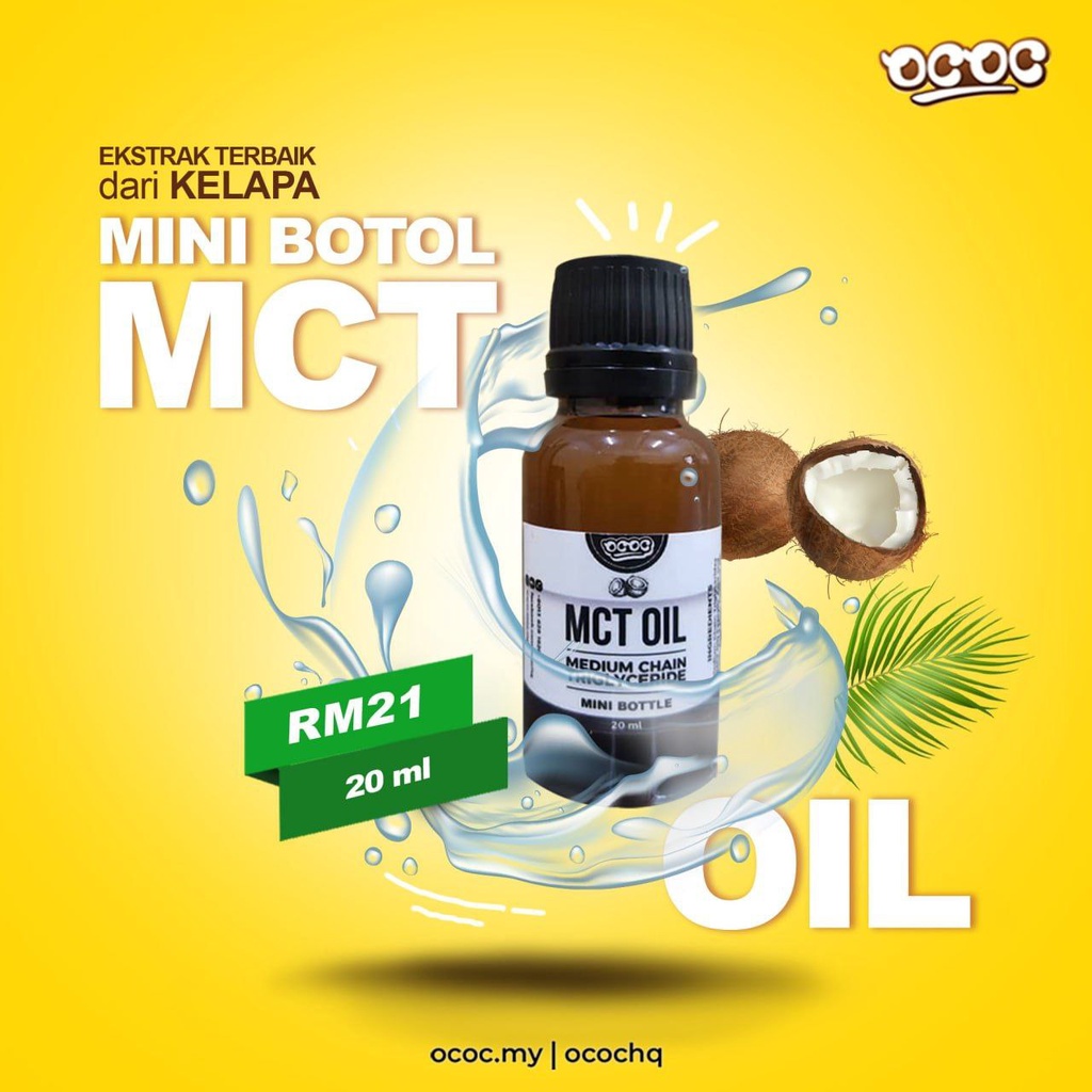 MINI MCT OIL OCOC ( MEDIUM CHAIN TRIGLYCERIDE ) | Shopee Malaysia