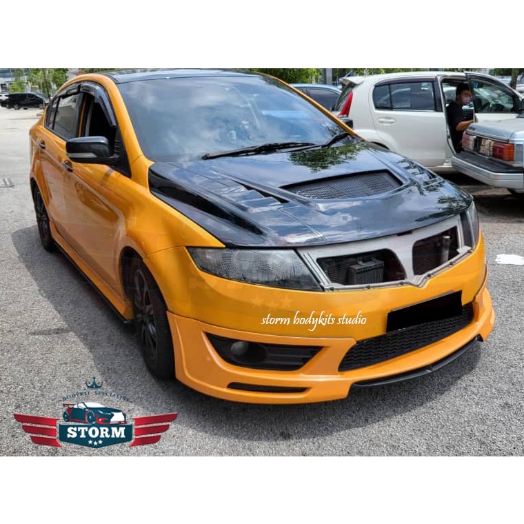 **PROTON PREVE ( EVO 9 ) FRONT BONET WITH 2K COLOR PAINT - FIBRE ...