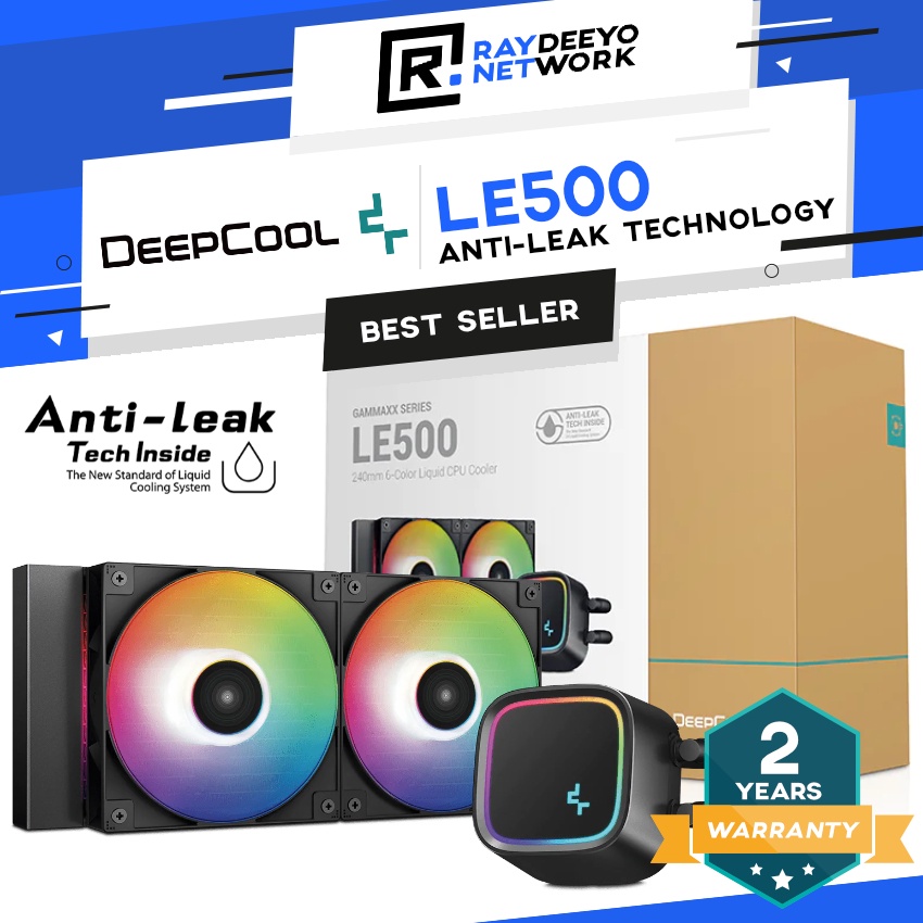 Deepcool LE500 AIO CPU Water Cooling System [Anti-Leak Technology ...