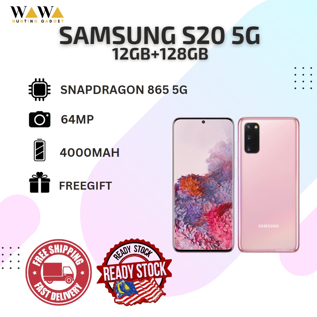 💥 [Ready Stock] SAMSUNG GALAXY S20 5G SNAPDRAGON 865 5G (12GB+128GB) SECONDHAND💥 | Shopee Malaysia