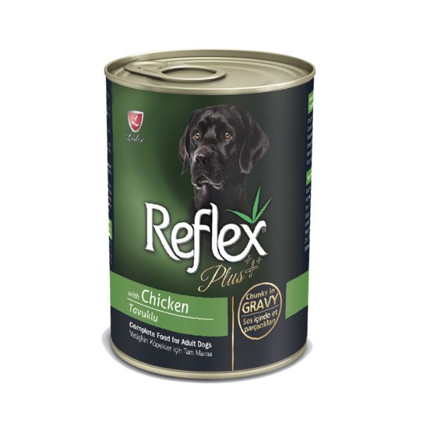 LG - REFLEX DOG CAN CHICKEN CHUNK IN GRAVY 400G X 24CANS | Shopee Malaysia