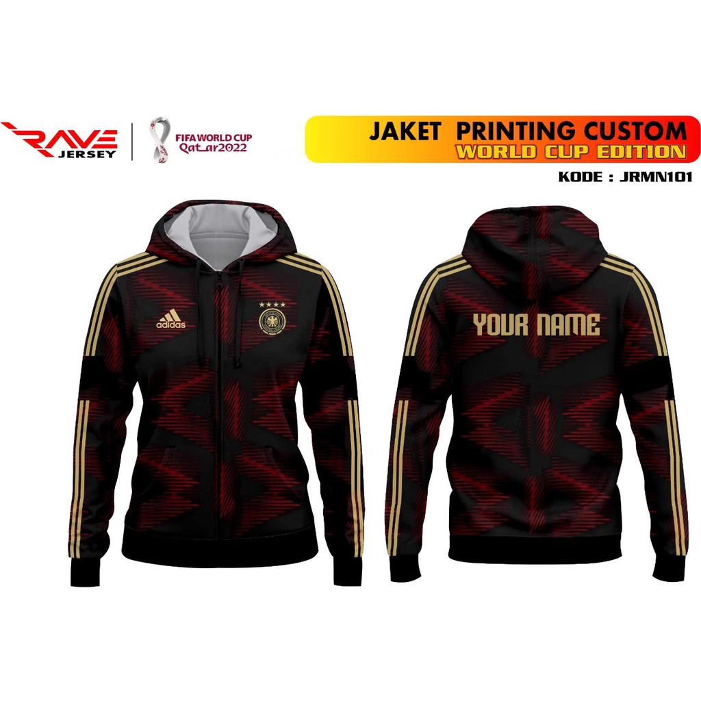 German SPECIAL EDITION WORLD CUP QATAR 2022/ WORLD CUP Jacket/Football ...