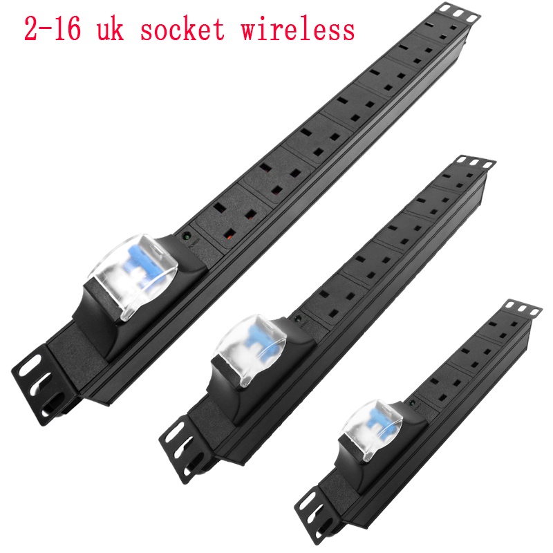 Wireless PDU Power Distribution Unit 2-16 Port Output UK Socket Type 16A 4000W air switch ...