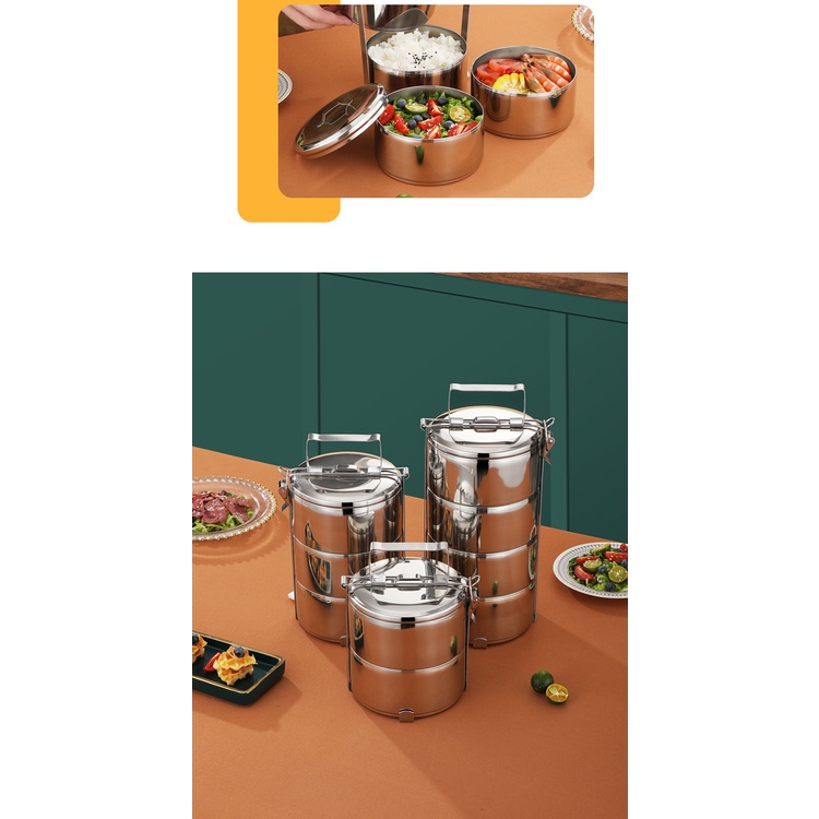 R&C 304 Stainless Steel Multilayer Food Grid 2/3/4/5 Layer Food ...