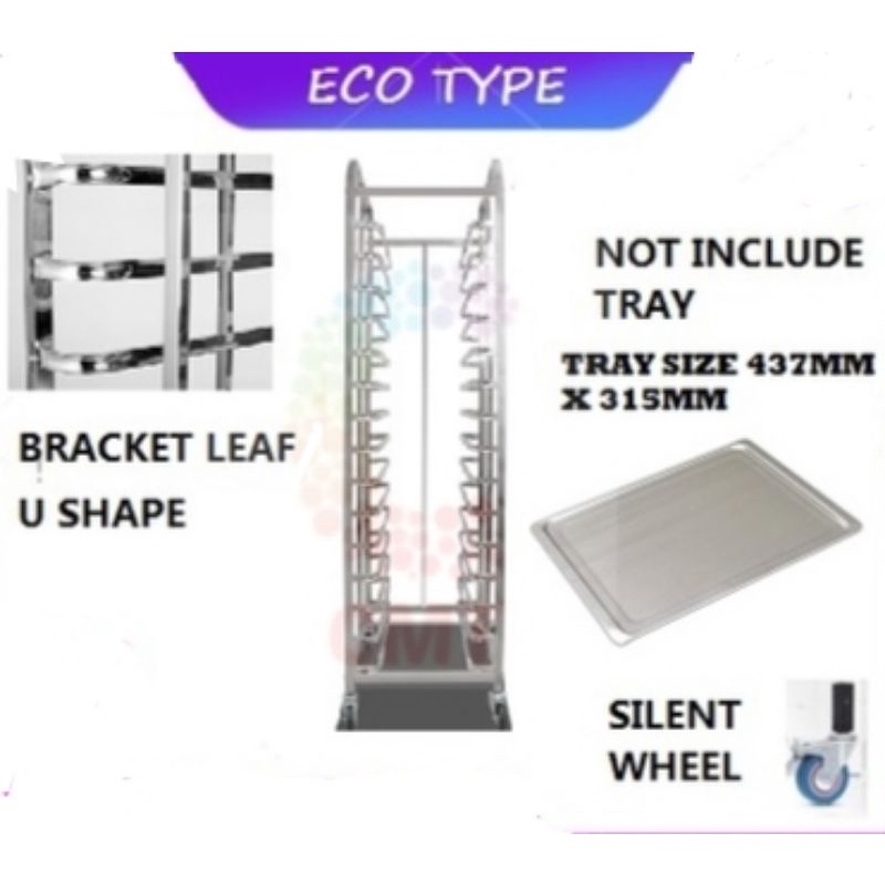 For Small 1A Tray 437x315mm Eco / Premium Type Coolling Rack 15Leve ...