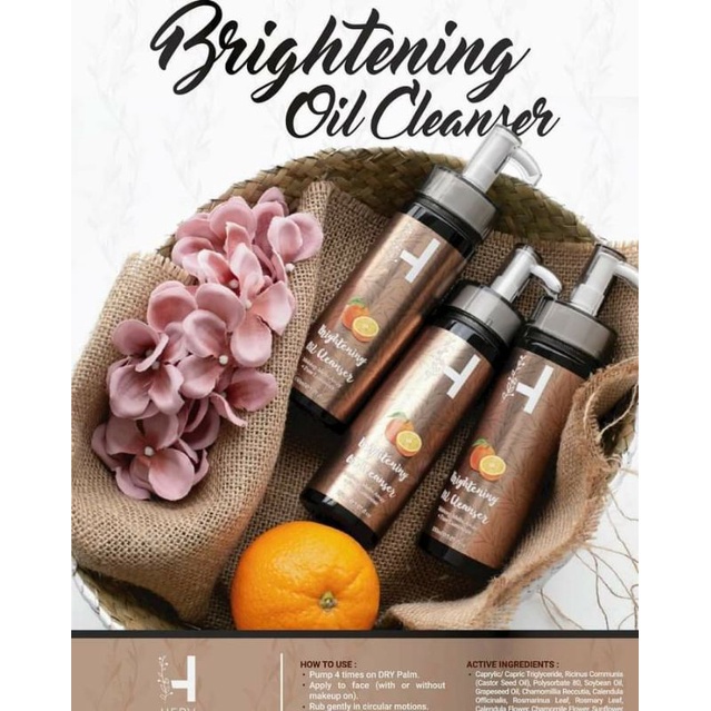 🔥CLEARANCE STOCK🔥HERV BRIGHTENING OIL CLEANSER | Shopee Malaysia