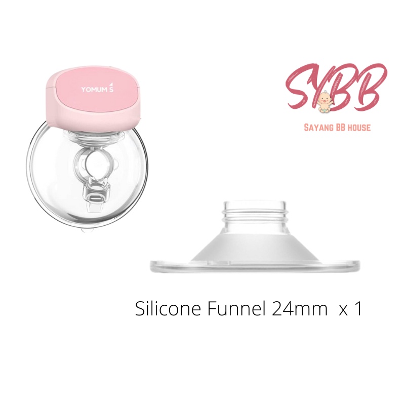 Yomum Wearable breast pump Accessories - Funnel 24mm and 27mm | Shopee ...