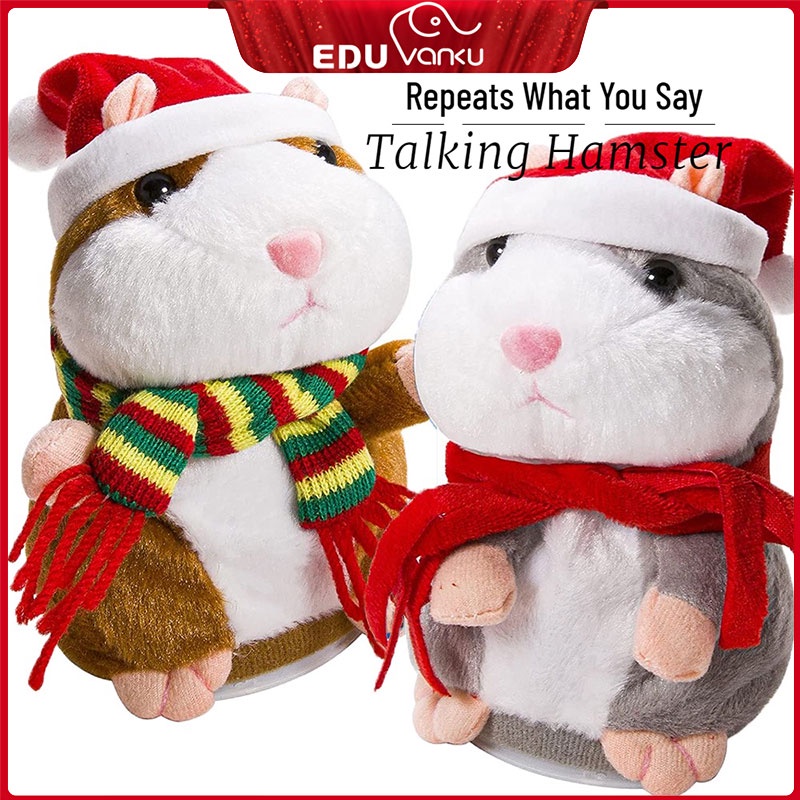 Kids Toys Talking Hamster Repeats What You Say, Talking Plush ...