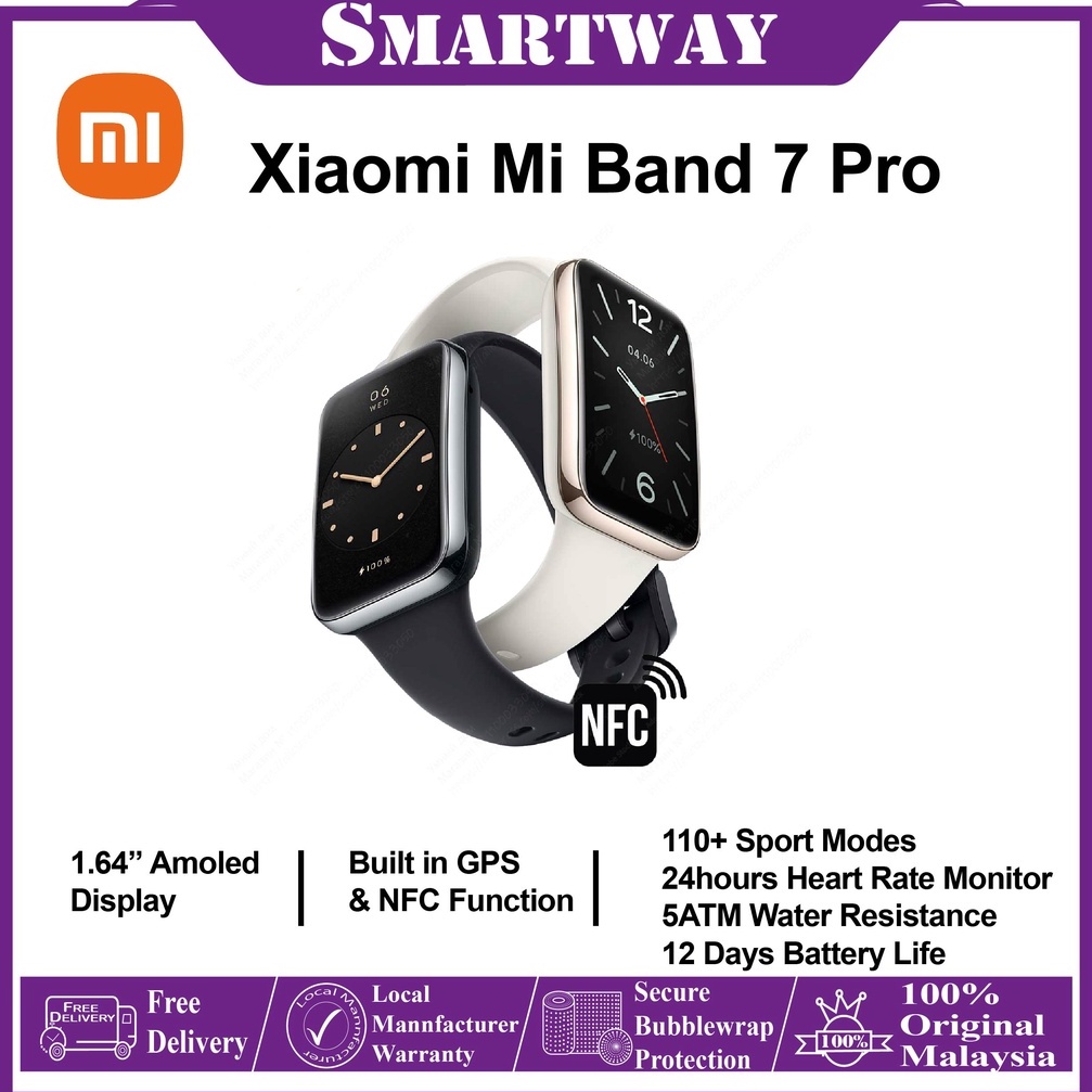 Xiaomi Mi Band 7 Pro l Mi Band 7 Smart Wristband - 1 Year Xiaomi ...