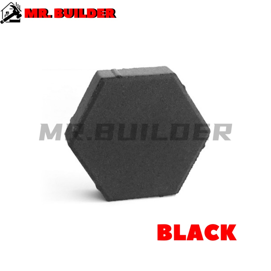 MR. BUILDER Trafika Paver 80MM Hexagon Interlocking Paver Brick Bricks ...