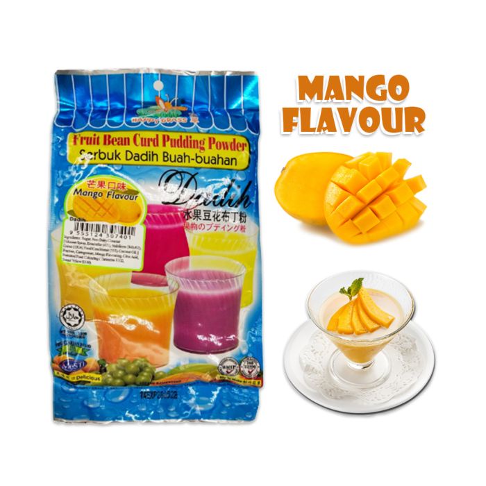 HAPPY GRASS - SERBUK DADIH MANGO 水果豆花布丁粉 360G [MANGO芒果口味]【HALAL ...