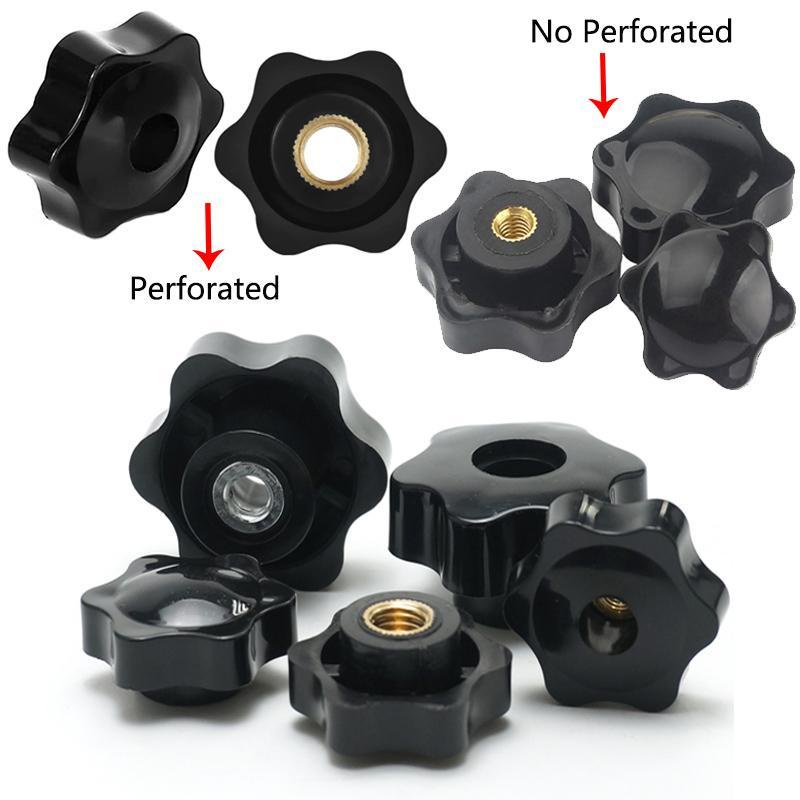 5pcs M4 M5 M6 M8 M10 M12 Plum Hand Tighten Nuts Handle Thread ...
