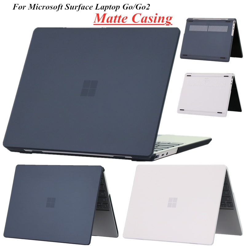 For Microsoft Surface Laptop Go/Go2 Matte Shockproof PC Plastic Shell ...