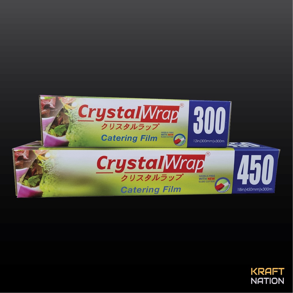 [Ready Stock] Crystal Wrap Catering Film 300mm/450mm × 300 meter with ...