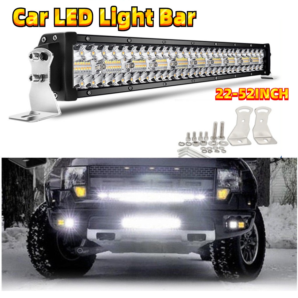 12D Straight LED Light Bar 22inch 32inch 42inch 52inch Supper Bright ...