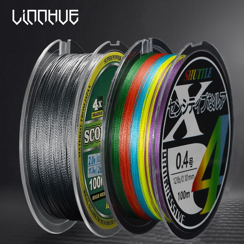 Ready Stock Fishing Line 4 Strands 8 Strands 100M 0.4#-10.0# 10lb-85lb 4.5kg 46kg PE Line ...