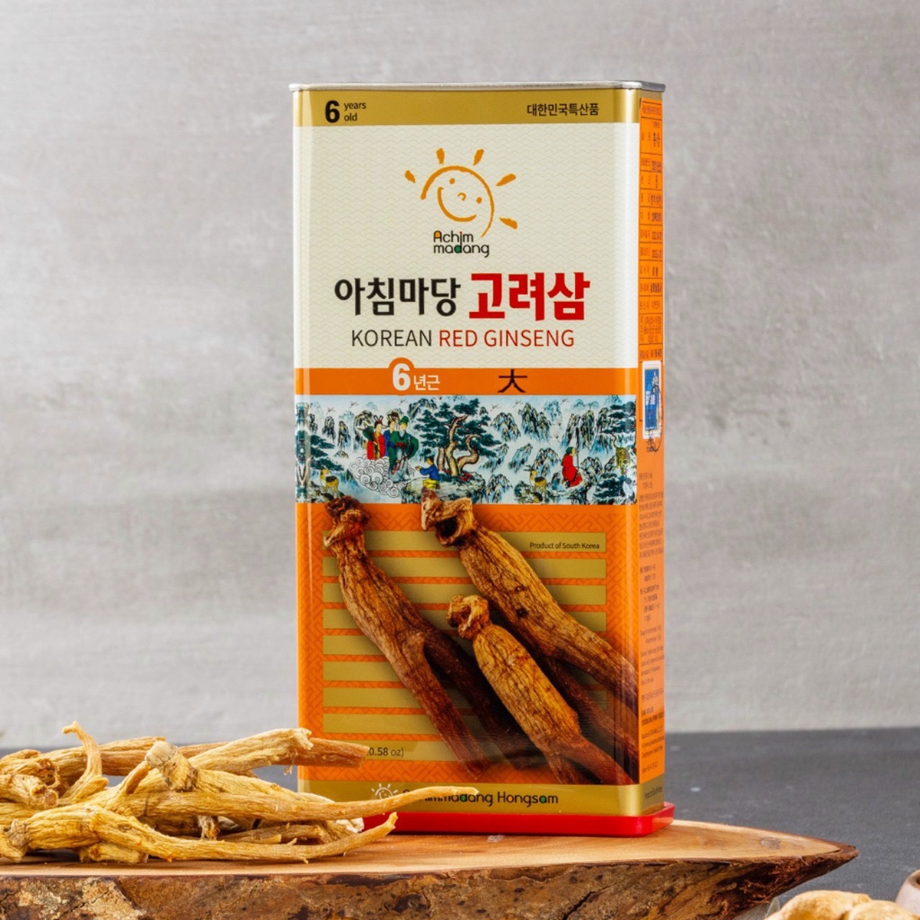 Achimmadang Korean brand dry ginseng, genuine box 300g [High-Class ...