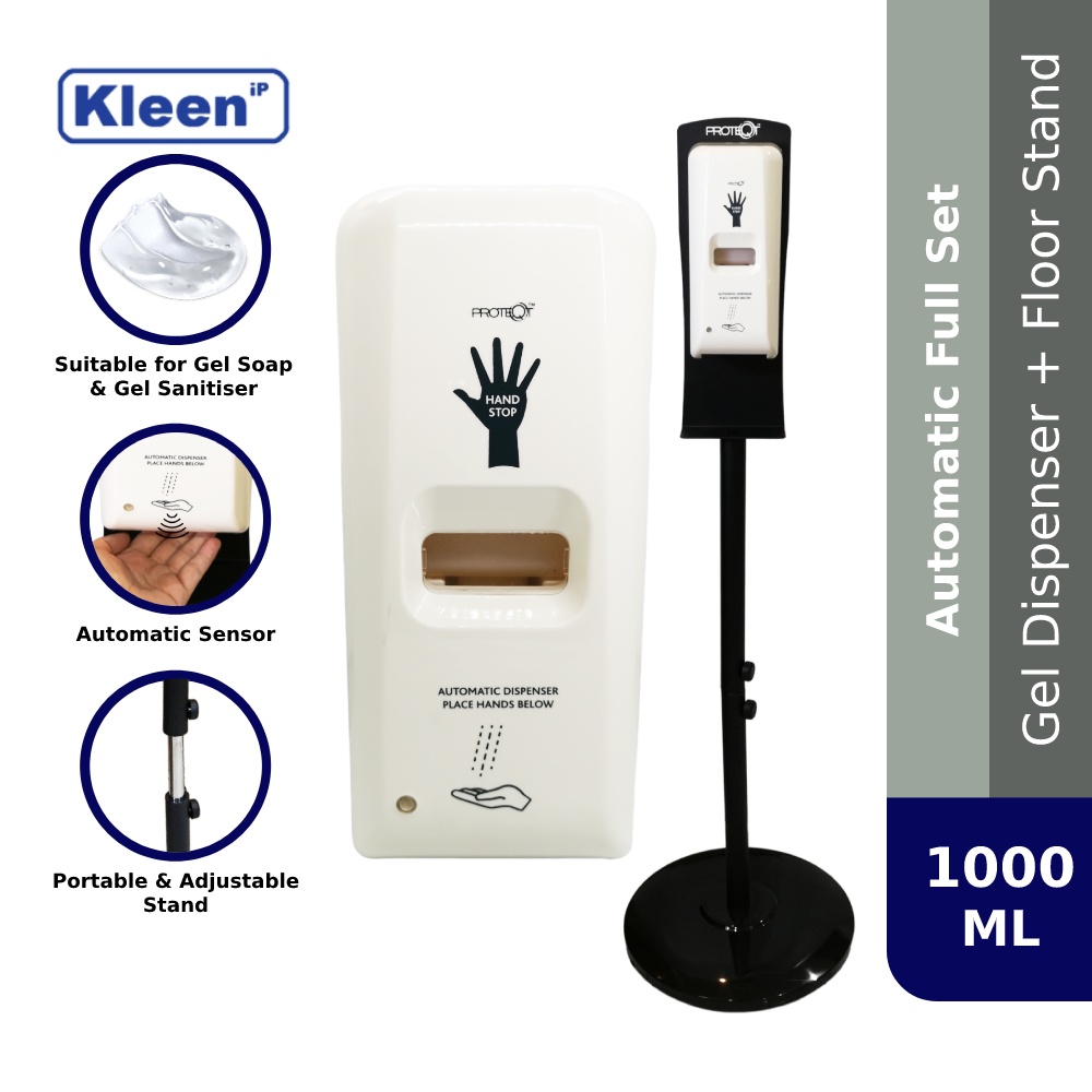 Kleen ProteQt™ Automatic Gel Sanitizer/ Soap Dispenser 1000ML ...