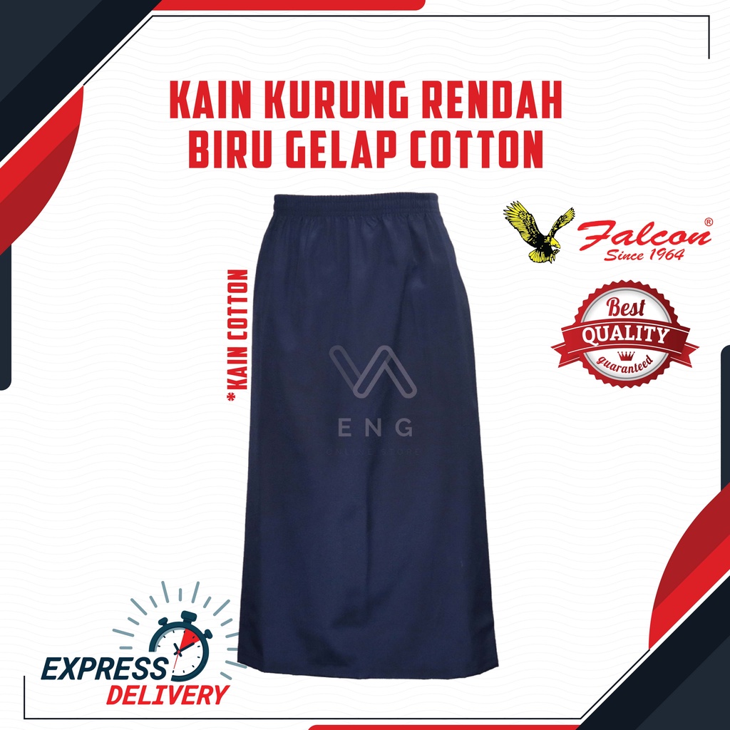 FALCON KAIN KURUNG SEKOLAH RENDAH SUSUN TEPI COTTON TEBAL ( FULL GETAH ...