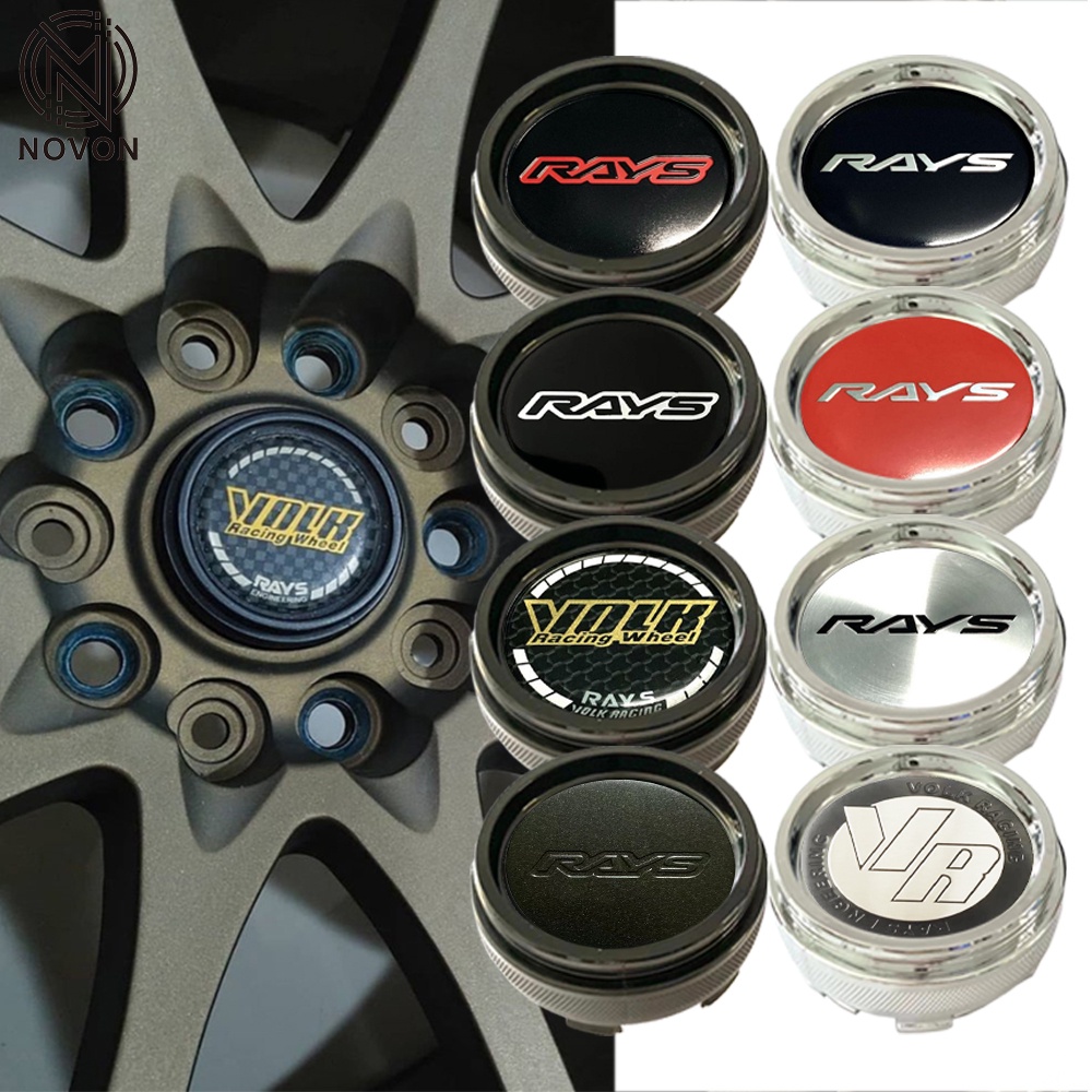 1PC 66mm rays center caps wheel Rays Volk wheel hub caps rim covers car ...
