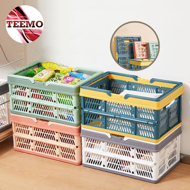 Teemo Foldable Storage Baskets Multipurpose Shopping Baskets Picnic ...