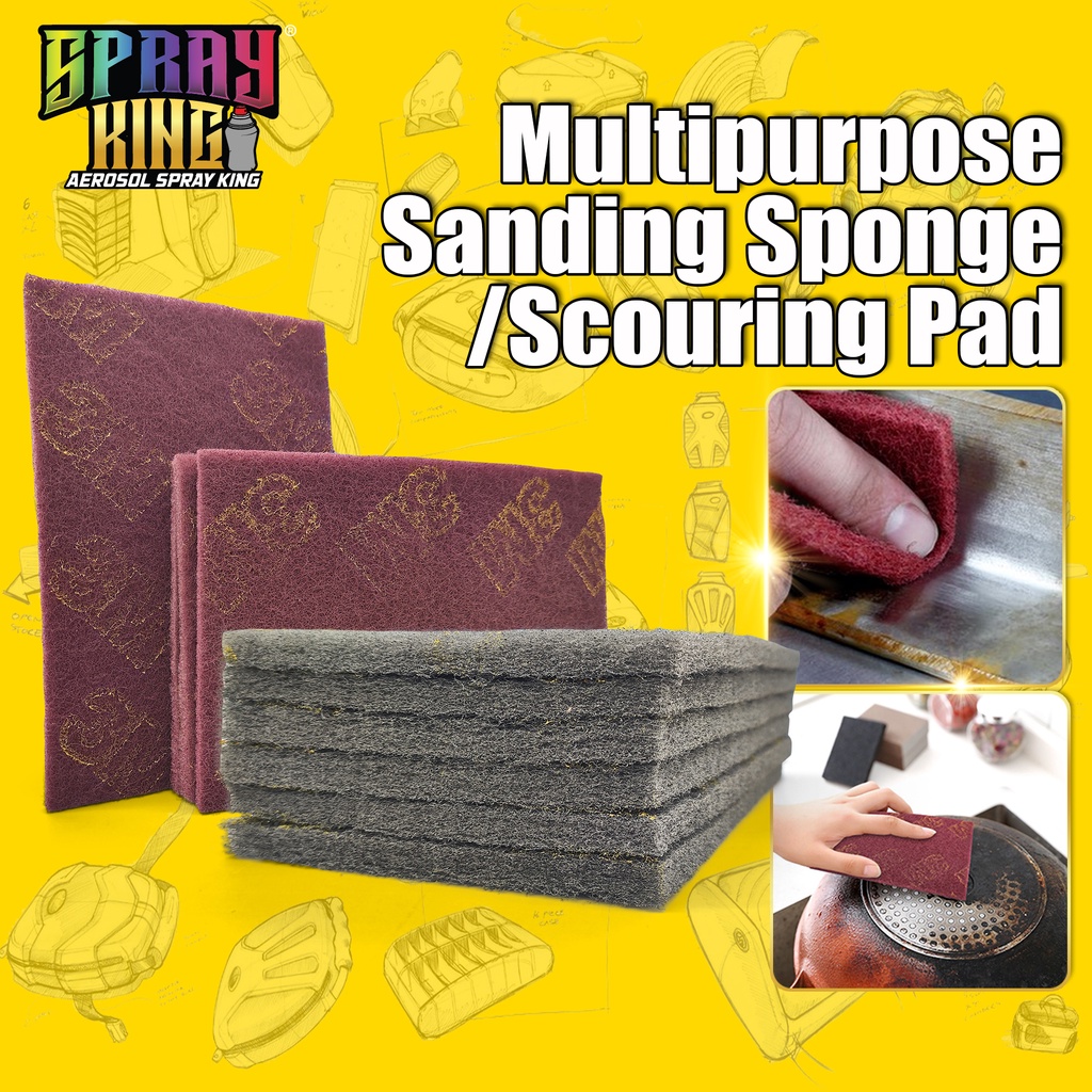 3M Scotch Brite 7447 Ultra Fine 7448 Multipurpose Nylon Silk Pad ...