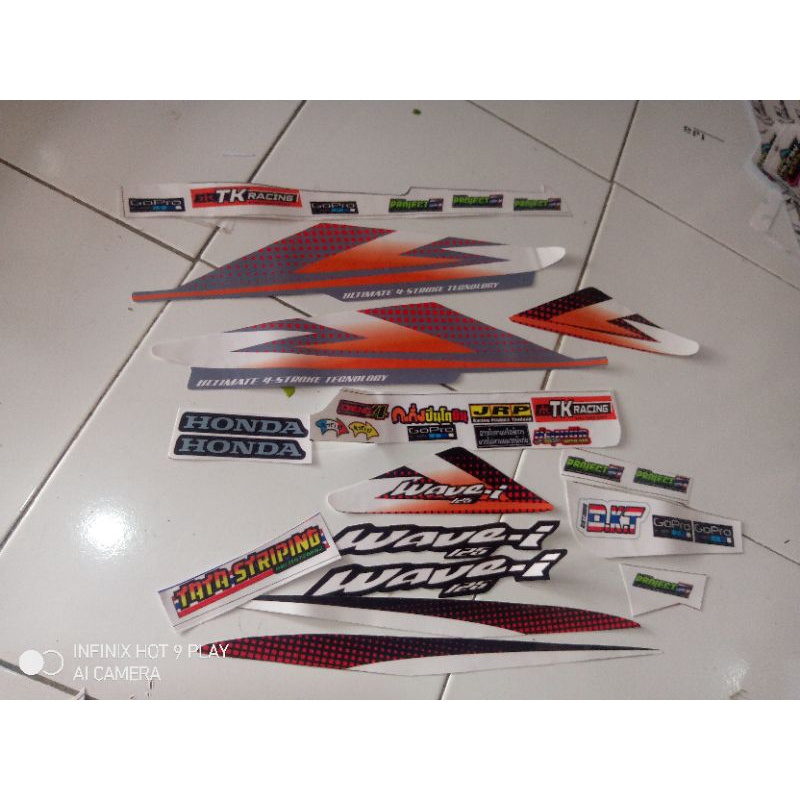 Striping sticker wave 125i thailand/wave 125 thailand | Shopee Malaysia