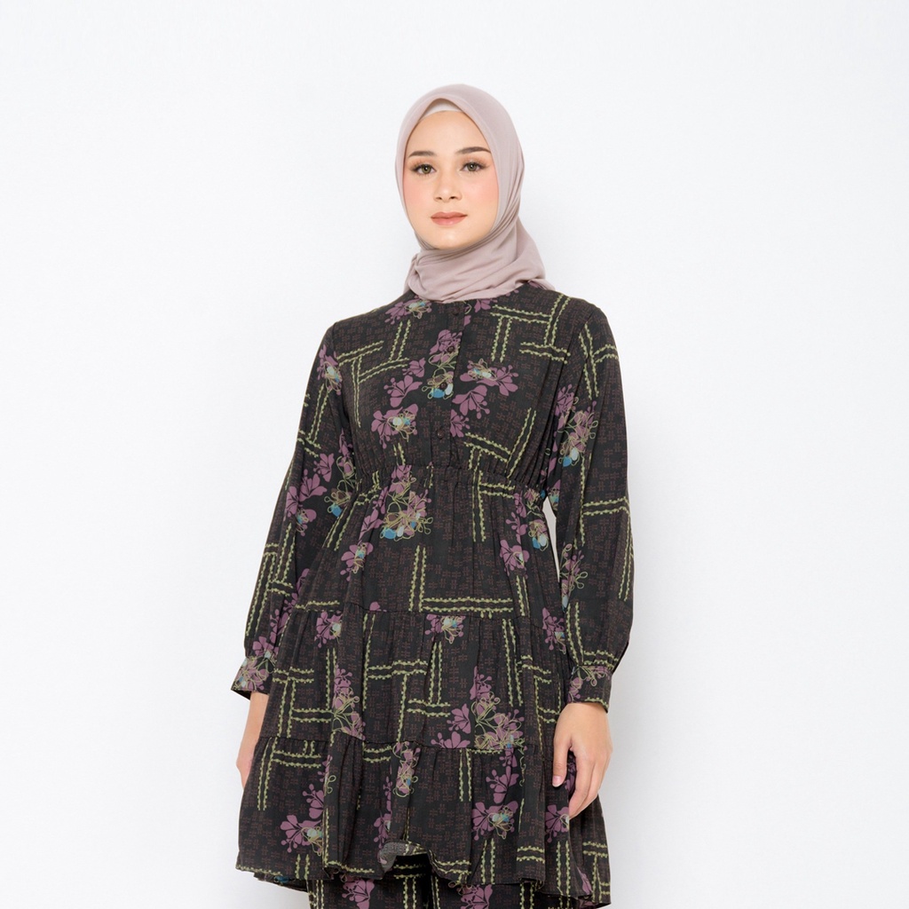Zm Tiedye Mecca - Ebba Black Tunic - Jelita Indonesia - Kelimutu ...