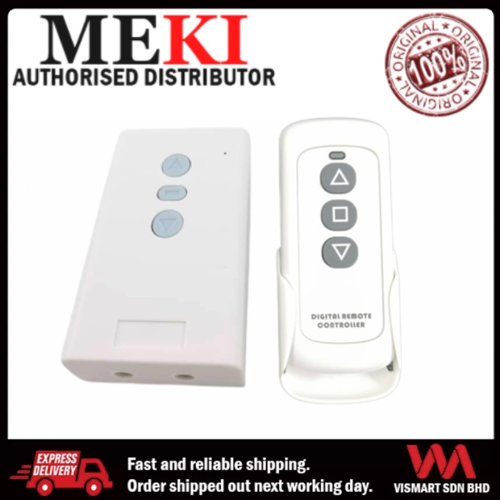 MEKI RF Wall Switch and Remote Control Set (for electric projector ...