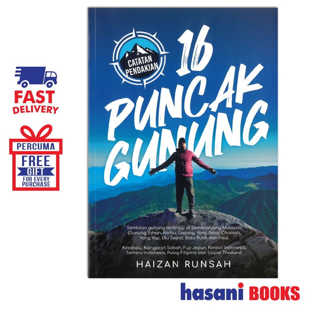 Hasani Catatan Pendakian 16 Puncak Gunung Haizan Runsah 9789671824214 ...