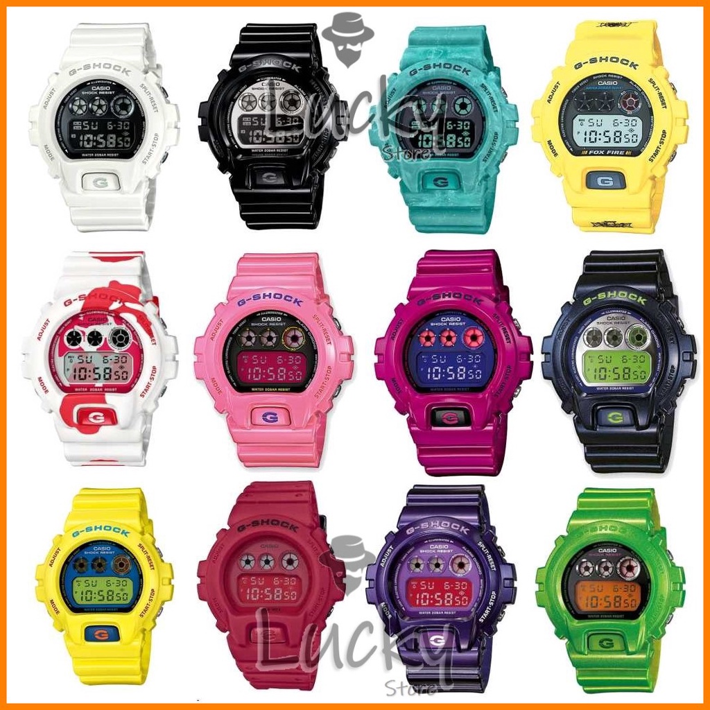100%Ori Japan Made Dw6900 Crazy Color Series Unisex Digital Watch Nb3 ...