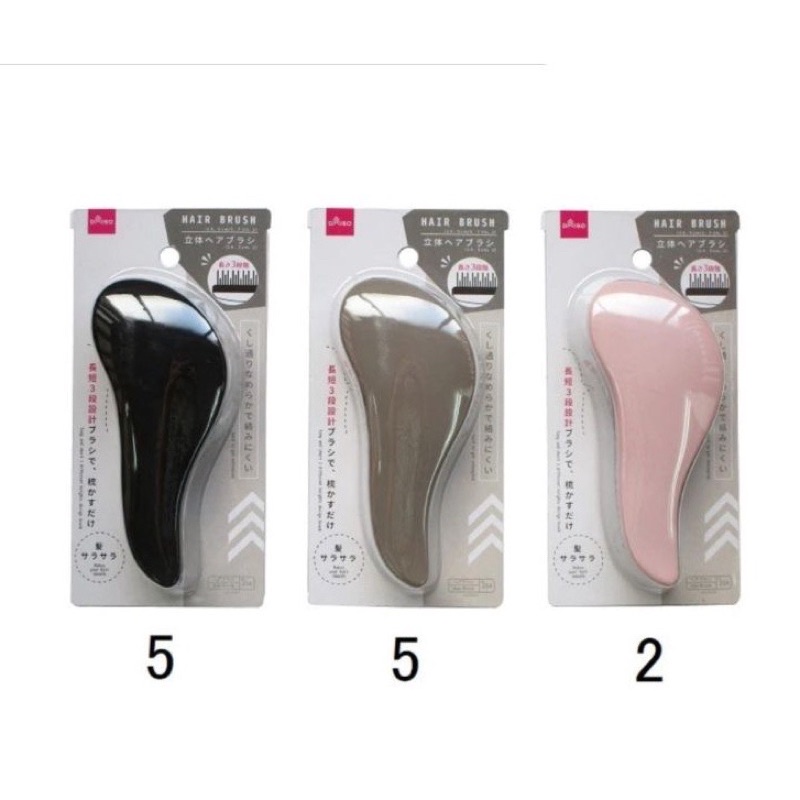 Daiso Hair Brush Hair Comb (Random Colour) | Shopee Malaysia