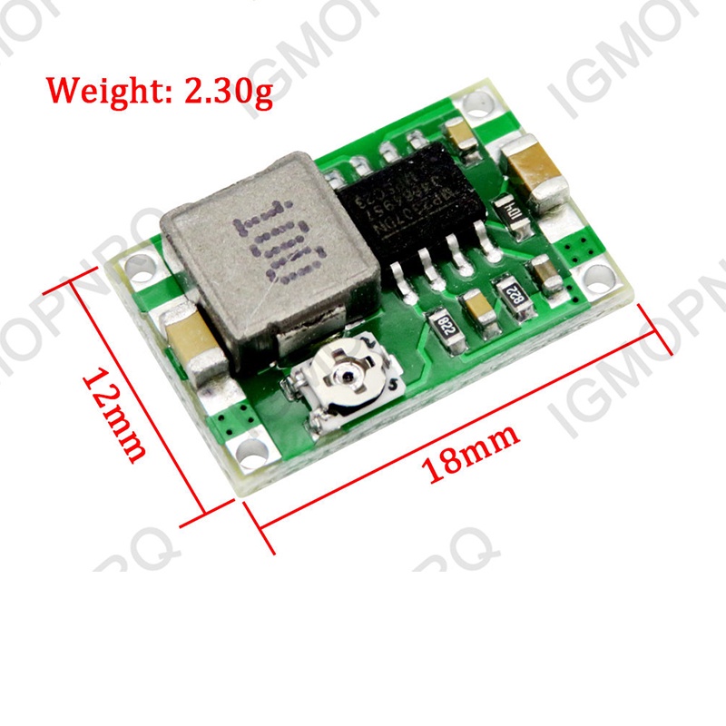 Mini360 DC-DC Buck Converter Step Down Module 4.75V-23V to 1V-17V ...