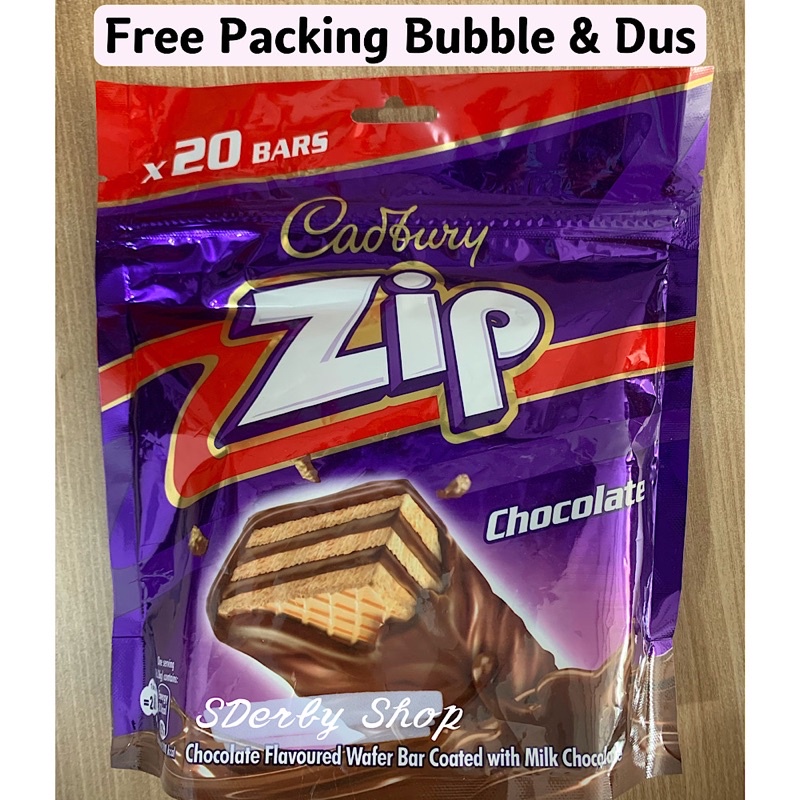Cadbury Zip Chocolate Wafer Bar Coated Milk Chocolate | Shopee Malaysia