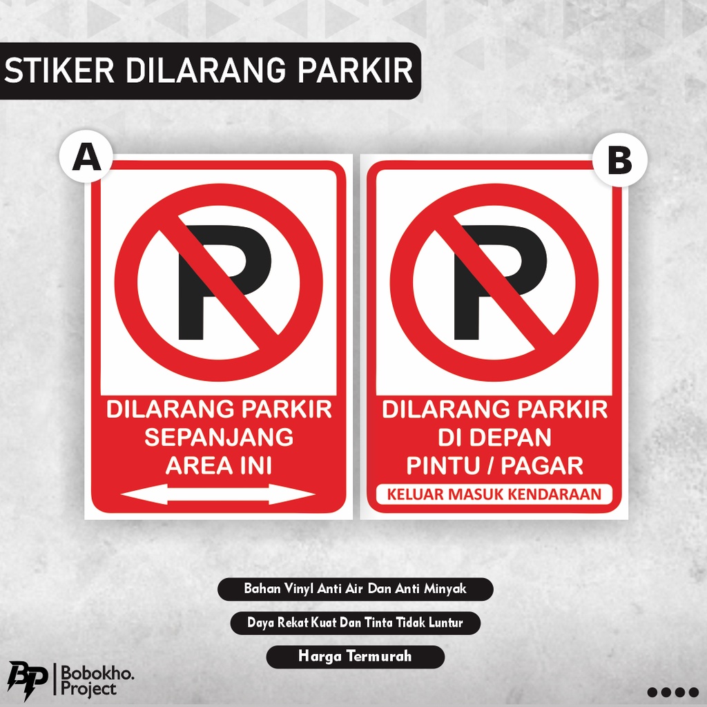 No parking Sticker / no parking Sticker / no parking sign / no parking ...