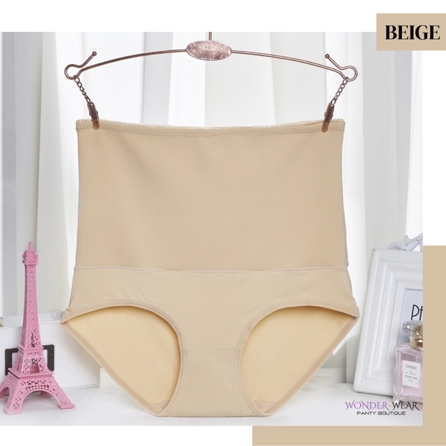 WonderWear Nylon Panties Women Plus Size High Waist Spender Wanita ...