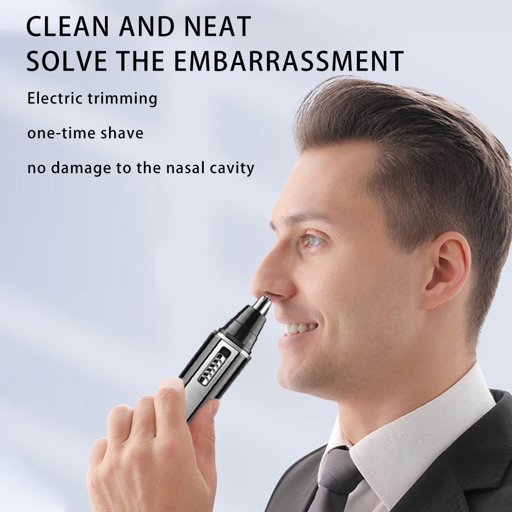 Kemei Rechargeable Nose Trimmer Beard Trimer Men Micro Shaver Eyebrow ...