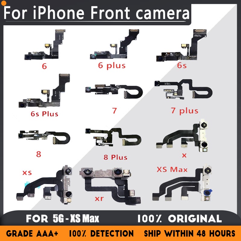 OEM Small Front Camera For iPhone 5S SE 5 6 6s 7 8 Plus X XR XS XsMax Proximity Sensor Face ...