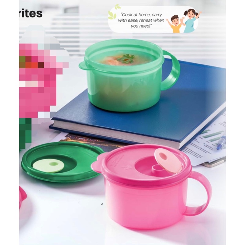 Tupperware Crystalwave Soup Mug 460ml | Shopee Malaysia